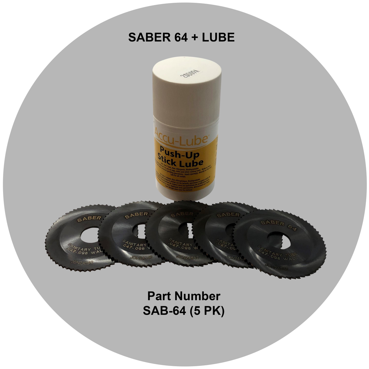 Saber 64 Tube Saw Blades + Lube – TechSouth Products