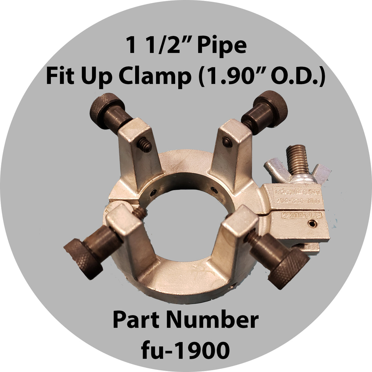 1 1/2 Inch Pipe Fit Up Clamp – TechSouth Products