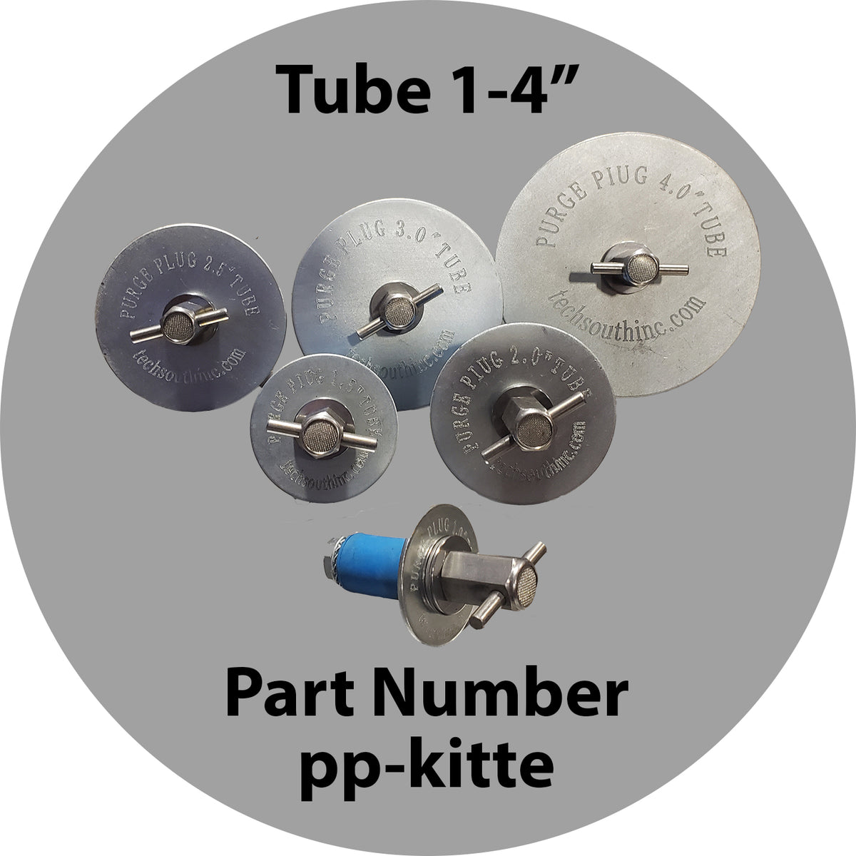 Purge Plug Outlet Kit 1-4" Tube – TechSouth Products