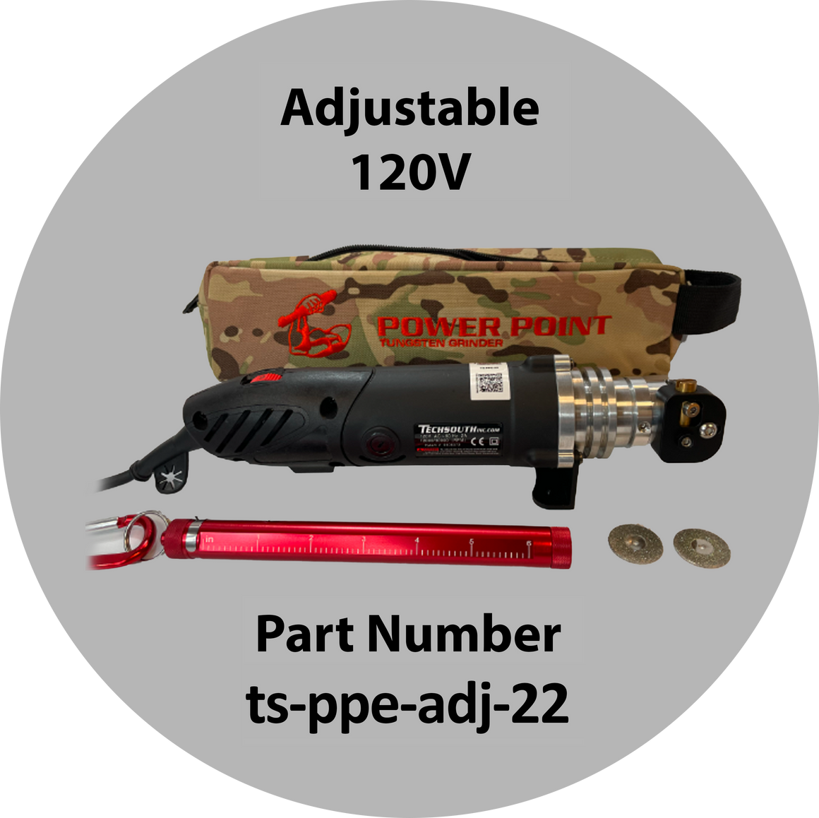 TechSouth Inc Power Point Handheld 120V Adjustable Tungsten Grinder ...